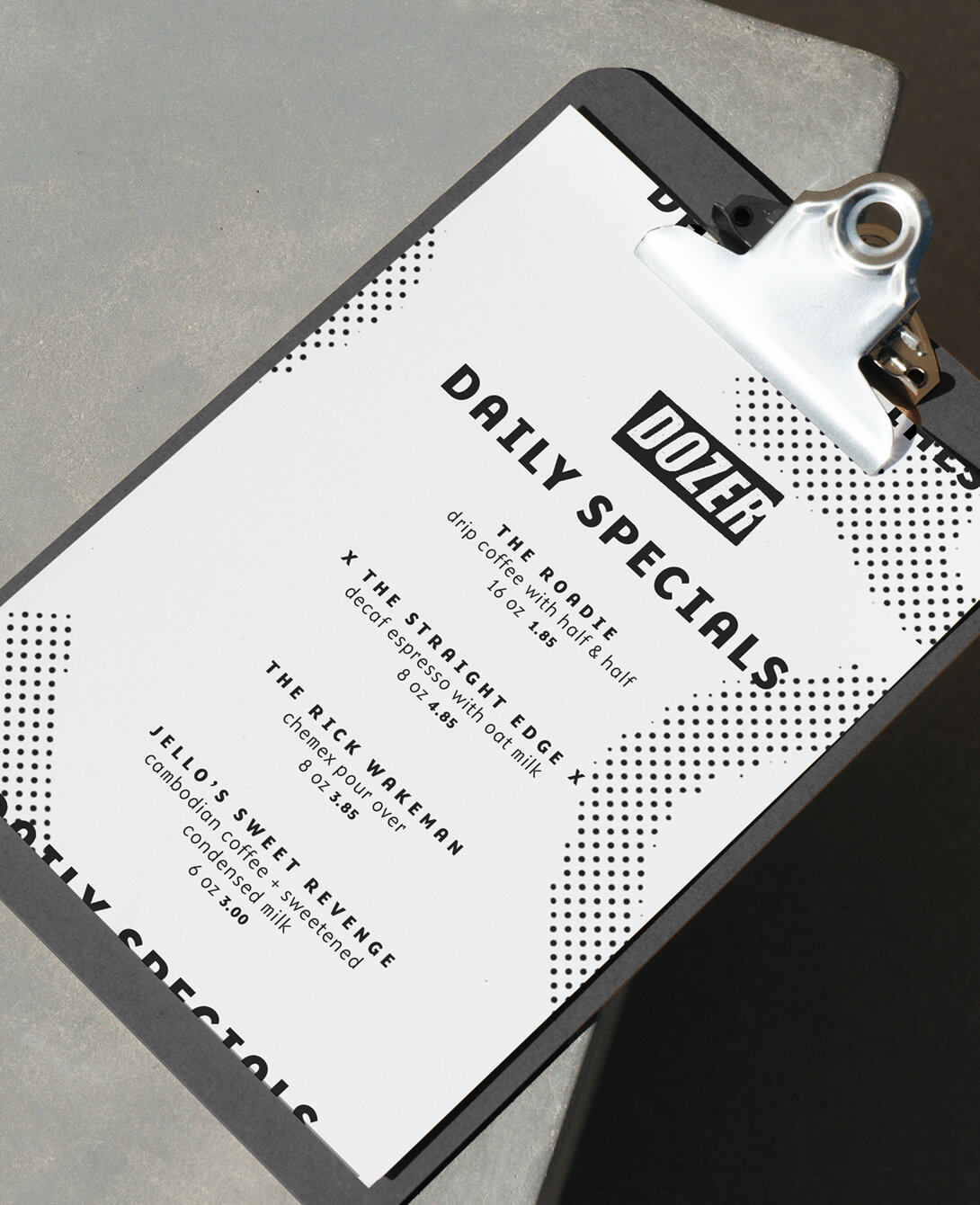 Dozer Case Study | Coffee Brand Identity
